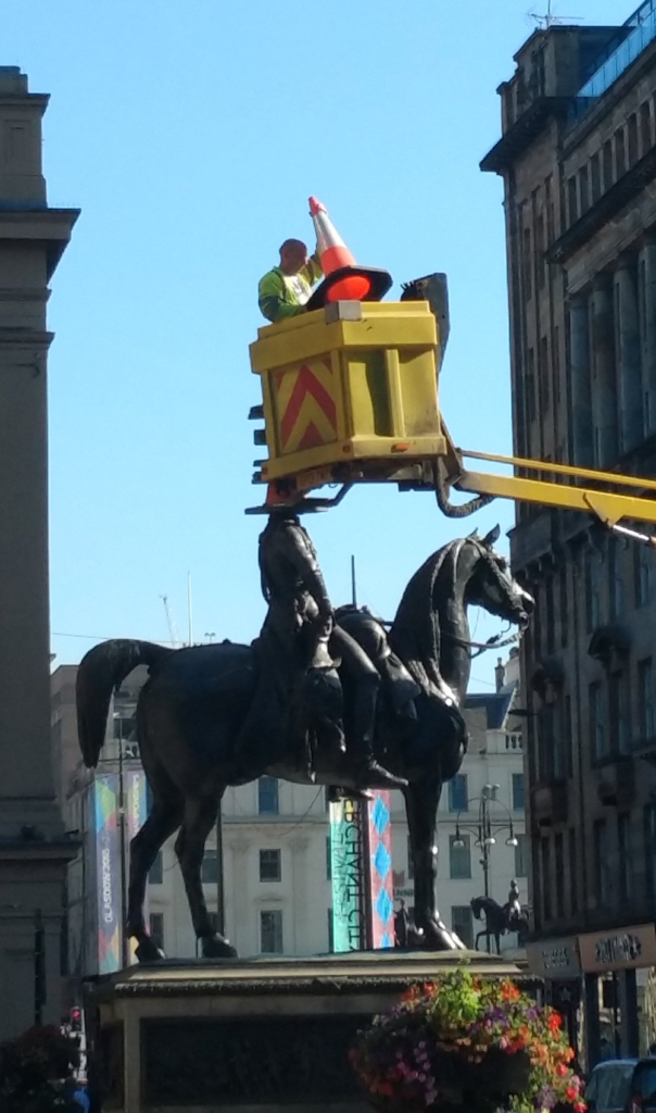 Why Glasgow loves to adorn the Duke of Wellington with cones as council ...
