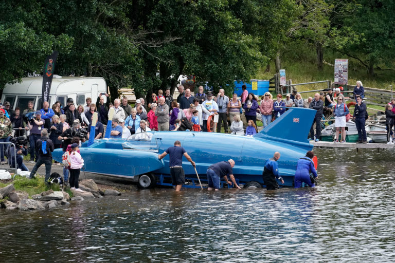 Dates set for record-breaking Bluebird's return to Coniston Water ...
