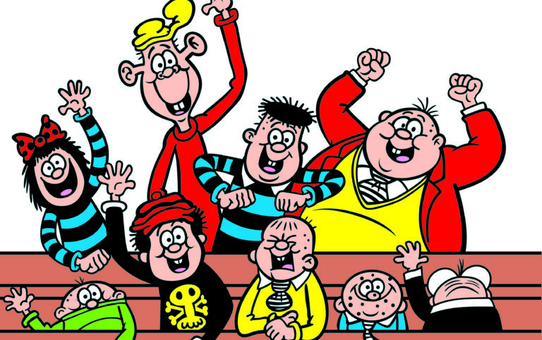Beano favourites and unruly pupils of Class 2B the Bash Street Kids ...