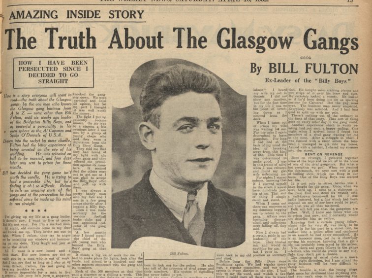 Bleed all about it: Notorious Glasgow razor king Billy leading Peaky ...