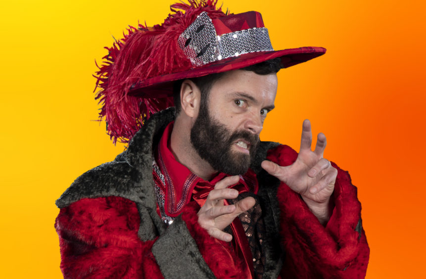Actor James Mackenzie is warming up for this year's panto season with a ...
