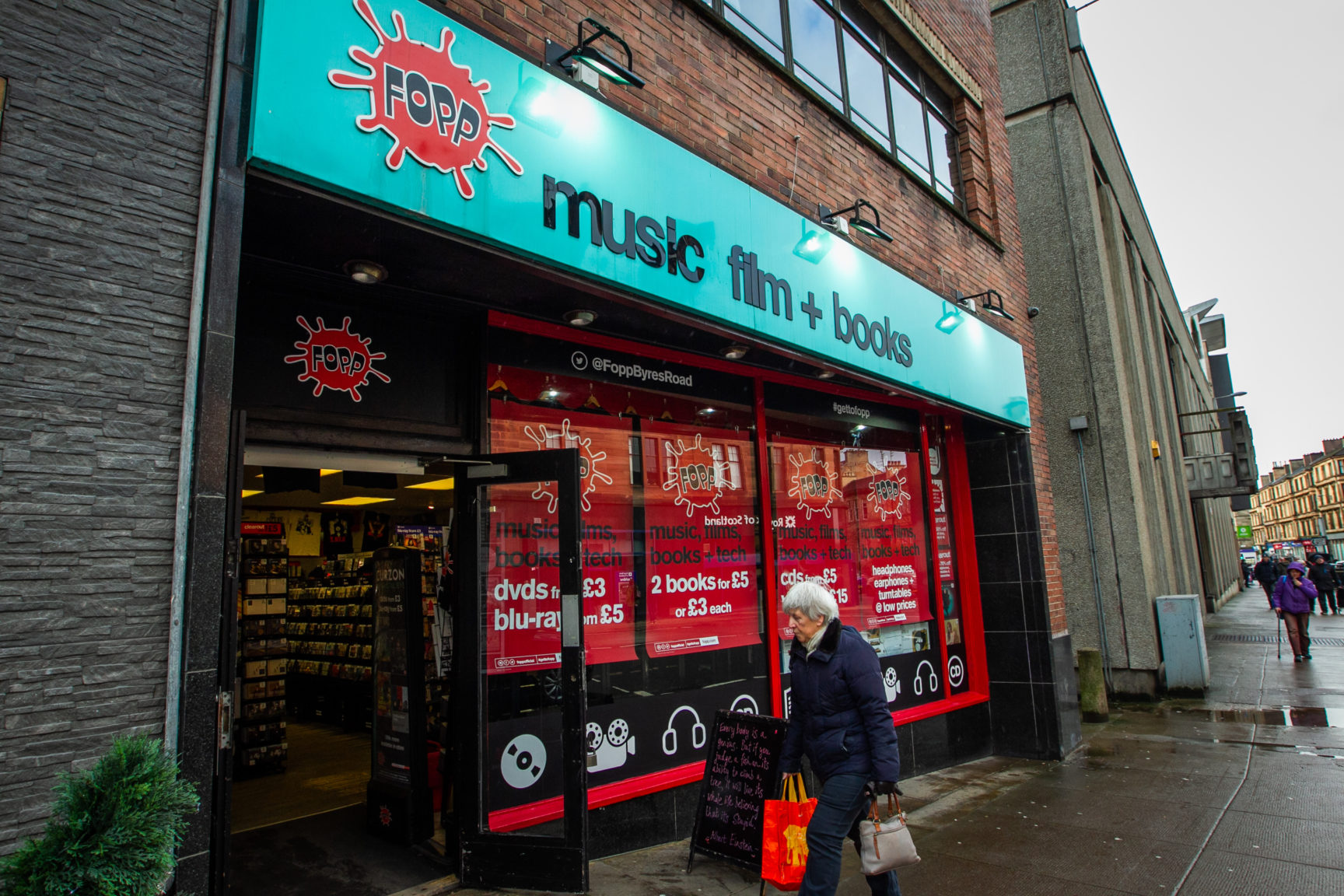 Fans sing the blues as Fopp record store in Glasgow's West End shuts ...