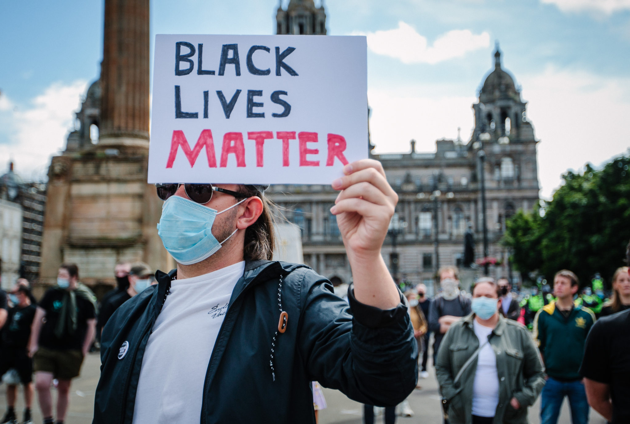 In pictures: Scots take to the streets in anti-racism protests in ...