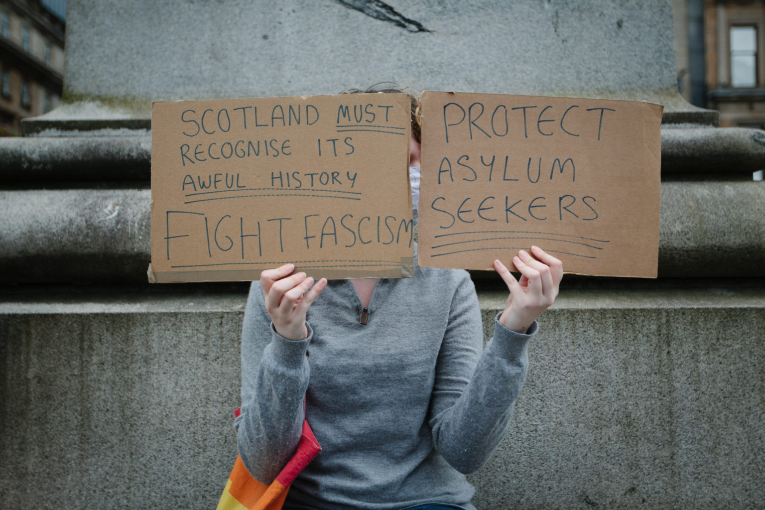 In pictures: Scots take to the streets in anti-racism protests in ...