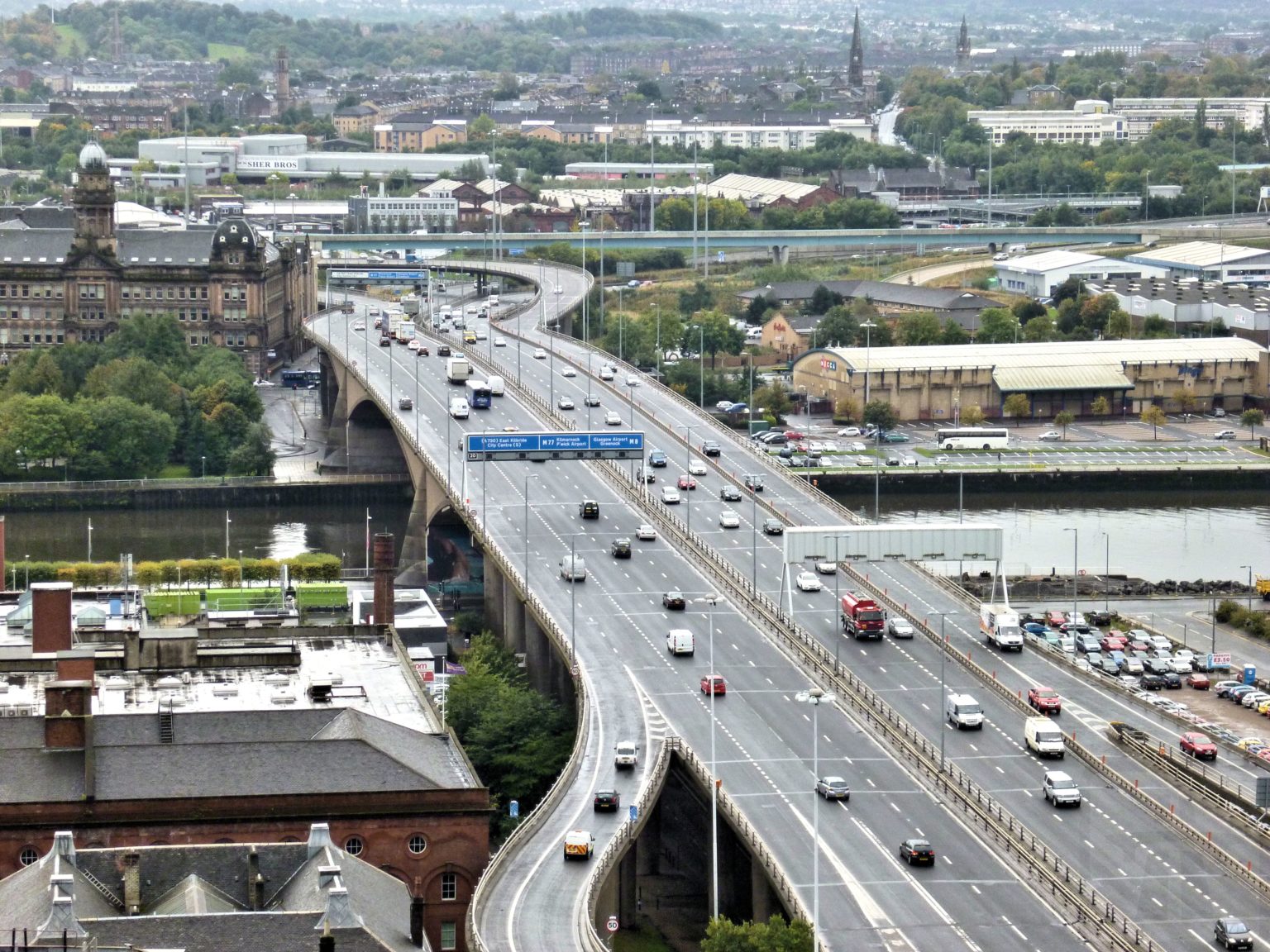 50 years of the Kingston Bridge: How the heart of Scotland's motorways ...