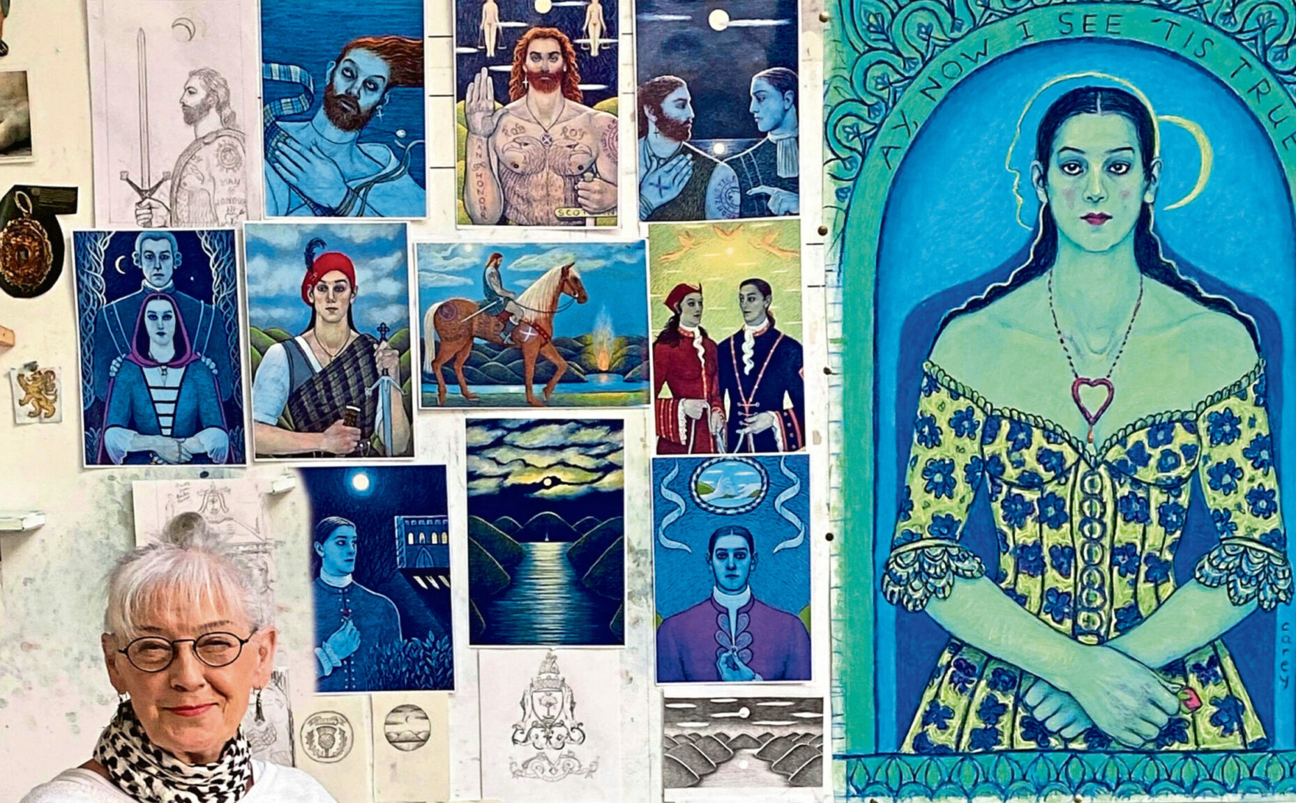 An outlaw captured: Artist on framing Rob Roy for special edition of ...