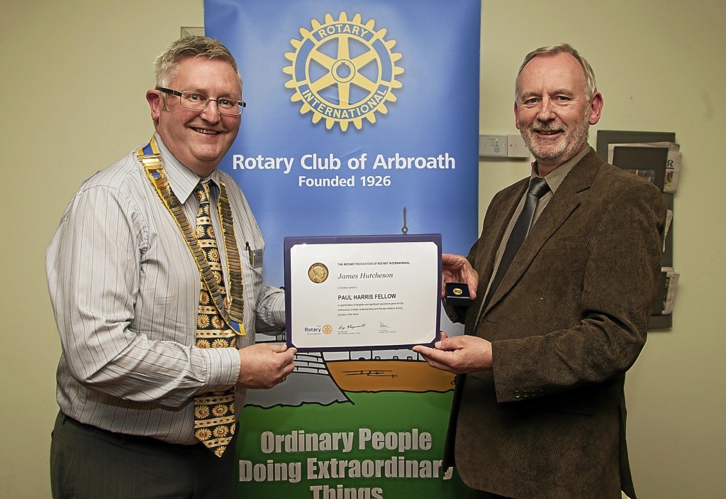 Arbroath musical maestro “honoured” to receive highest Rotary award ...