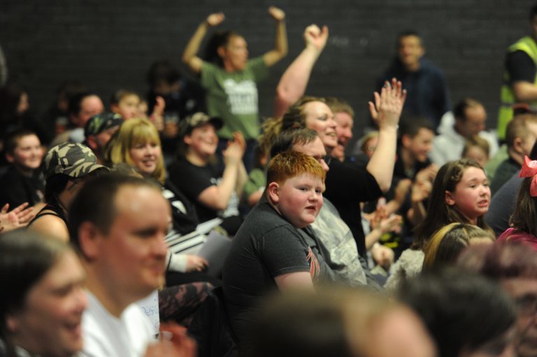 "We tore the roof off the Ardler Complex" — Wrestling goes down a storm ...