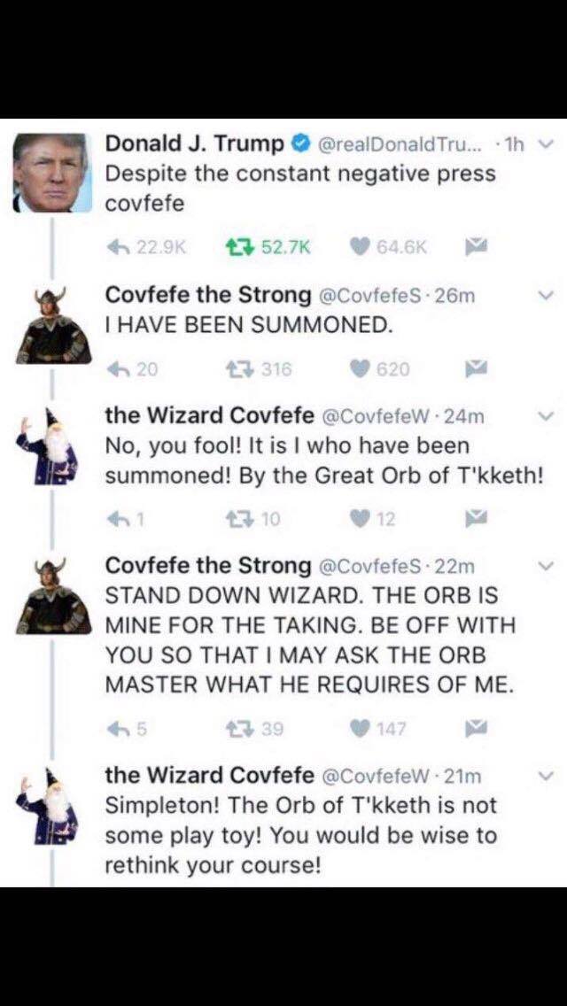 "Covfefe": Internet's best guesses on meaning behind Trump's made-up ...