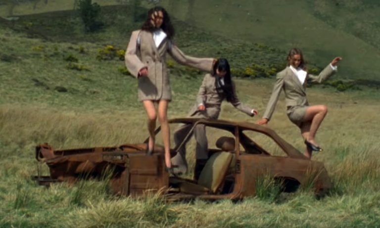 VIDEO: Stella McCartney models strut their stuff at a landfill site in ...