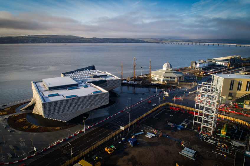 PICTURES: Aerial images show progress on £15.5 million Dundee ...