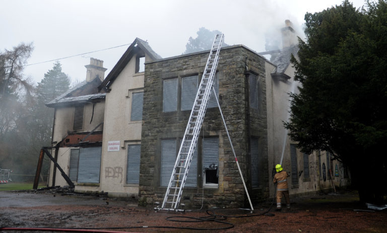 Demolition work on historic Fife house completed following devastating ...