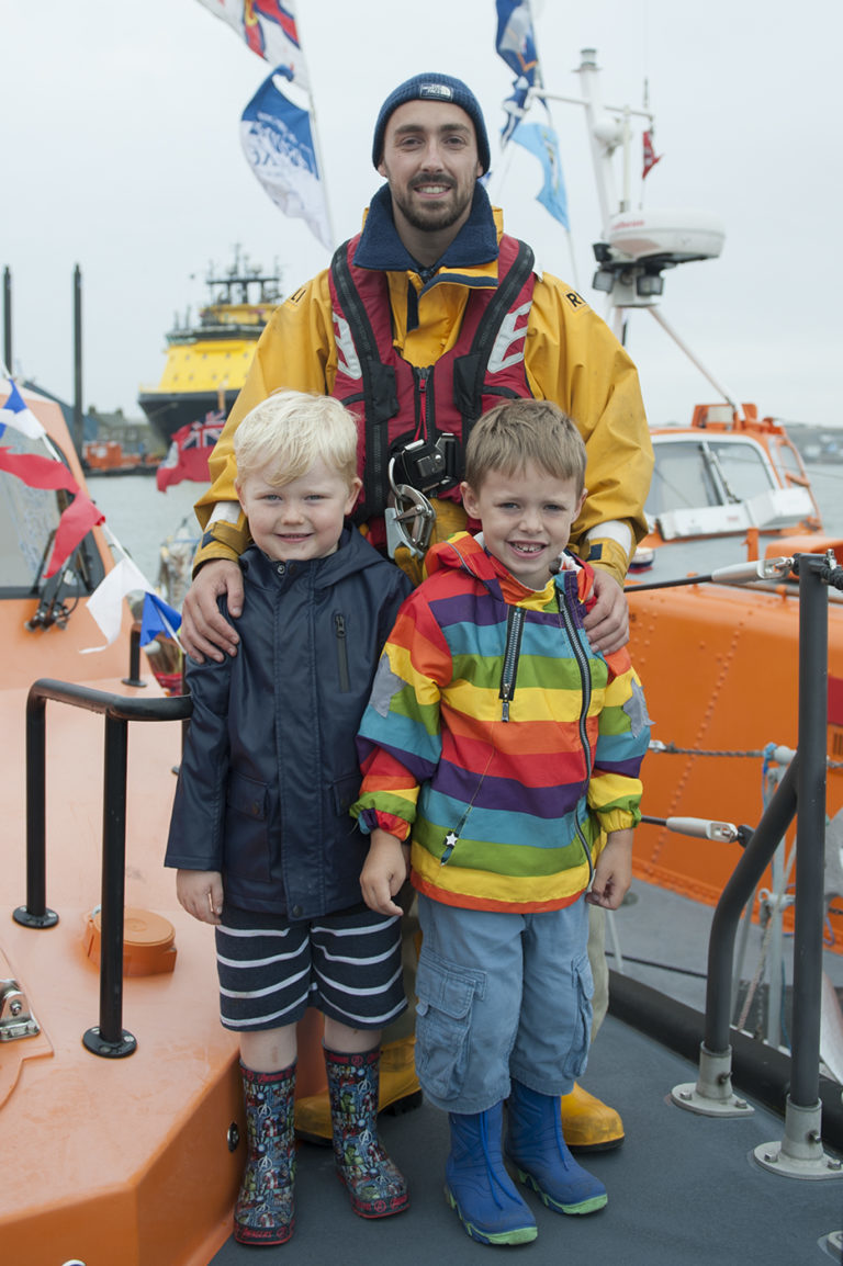 PICTURES: Visitors shown life on an ocean wave at Montrose RNLI open ...