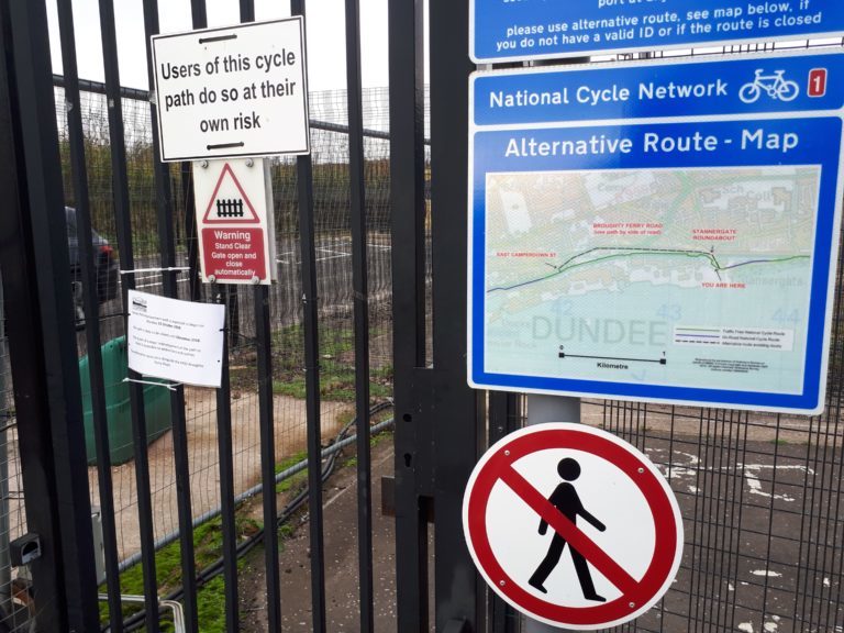 Dundee Docks cycle path to close from next week until Christmas for upgrade