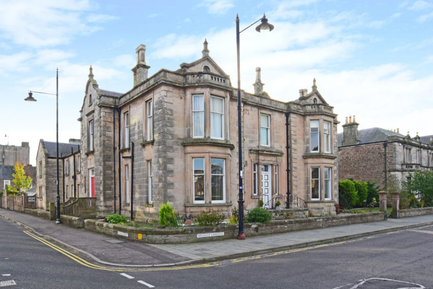 PICTURES: This huge Angus house, complete with five reception rooms ...