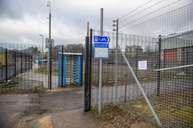 Revamped and reopened Dundee Port shared use path connects Broughty ...