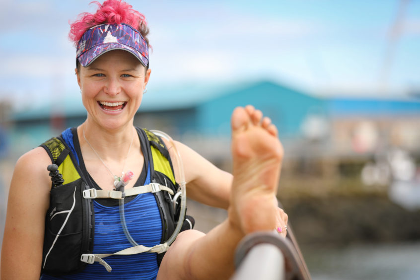 VIDEO: Barefoot runner Anna McNuff to arrive in Dundee today on 2,620-mile British challenge ...