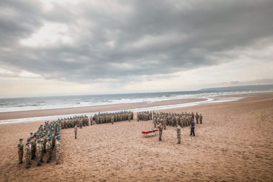 PICTURES: Angus Royal Marines put through their paces to mark change of ...