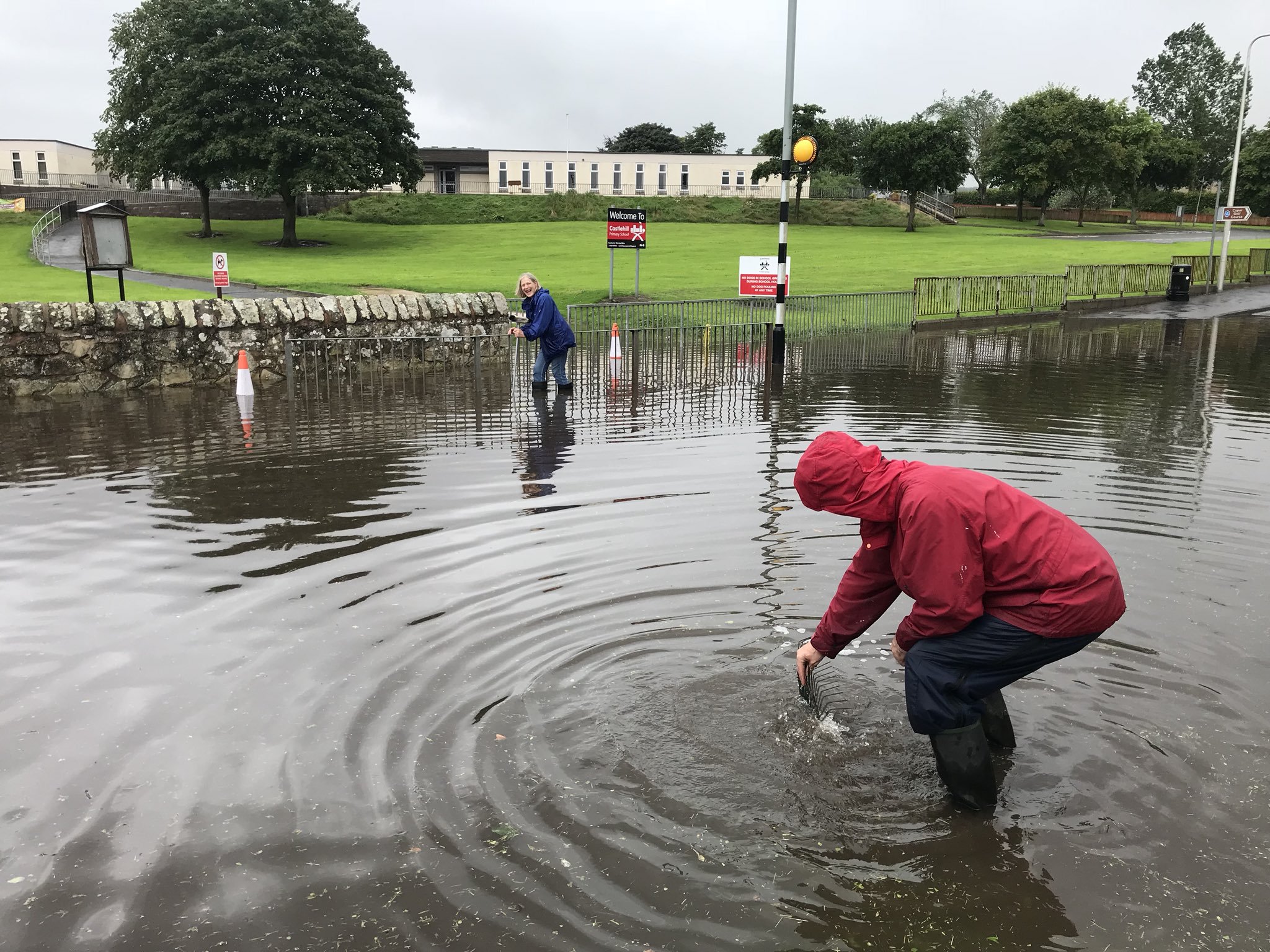 Sudden downpours cause train chaos and more flooding misery in Fife ...