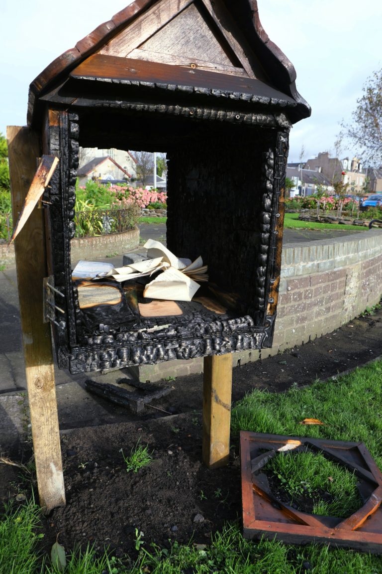 Wee Buckhaven library burned to the ground by mindless vandals - The ...