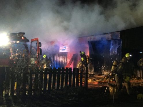 VIDEO: Dramatic footage shows fire crews battling blaze at former ...