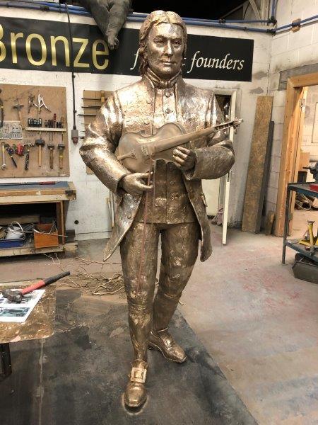 Statue celebrating famous Perthshire musician Niel Gow gets planning ...
