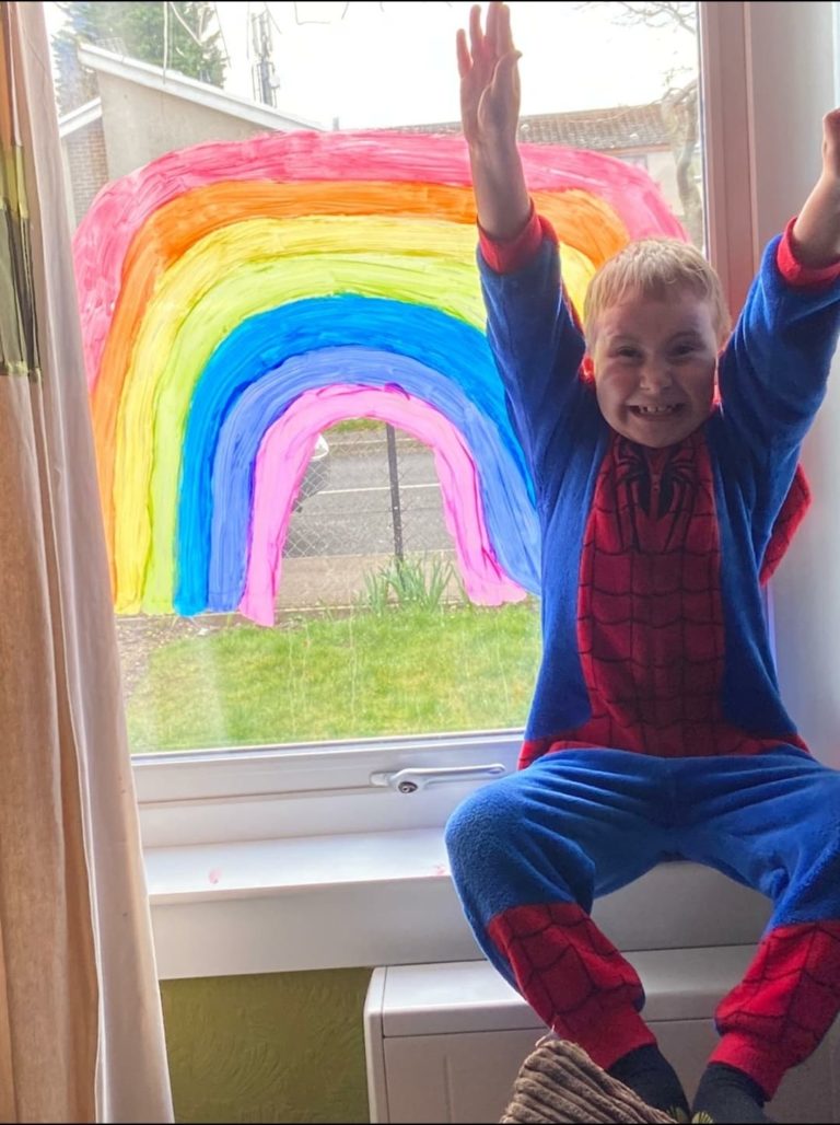 Coronavirus: Rainbows brightening streets around Tayside and bringing ...