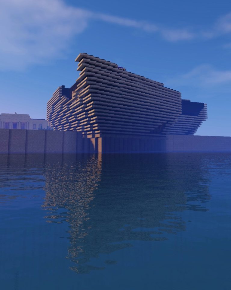VIDEO: Tour art student's incredible V&A Dundee Minecraft recreation ...
