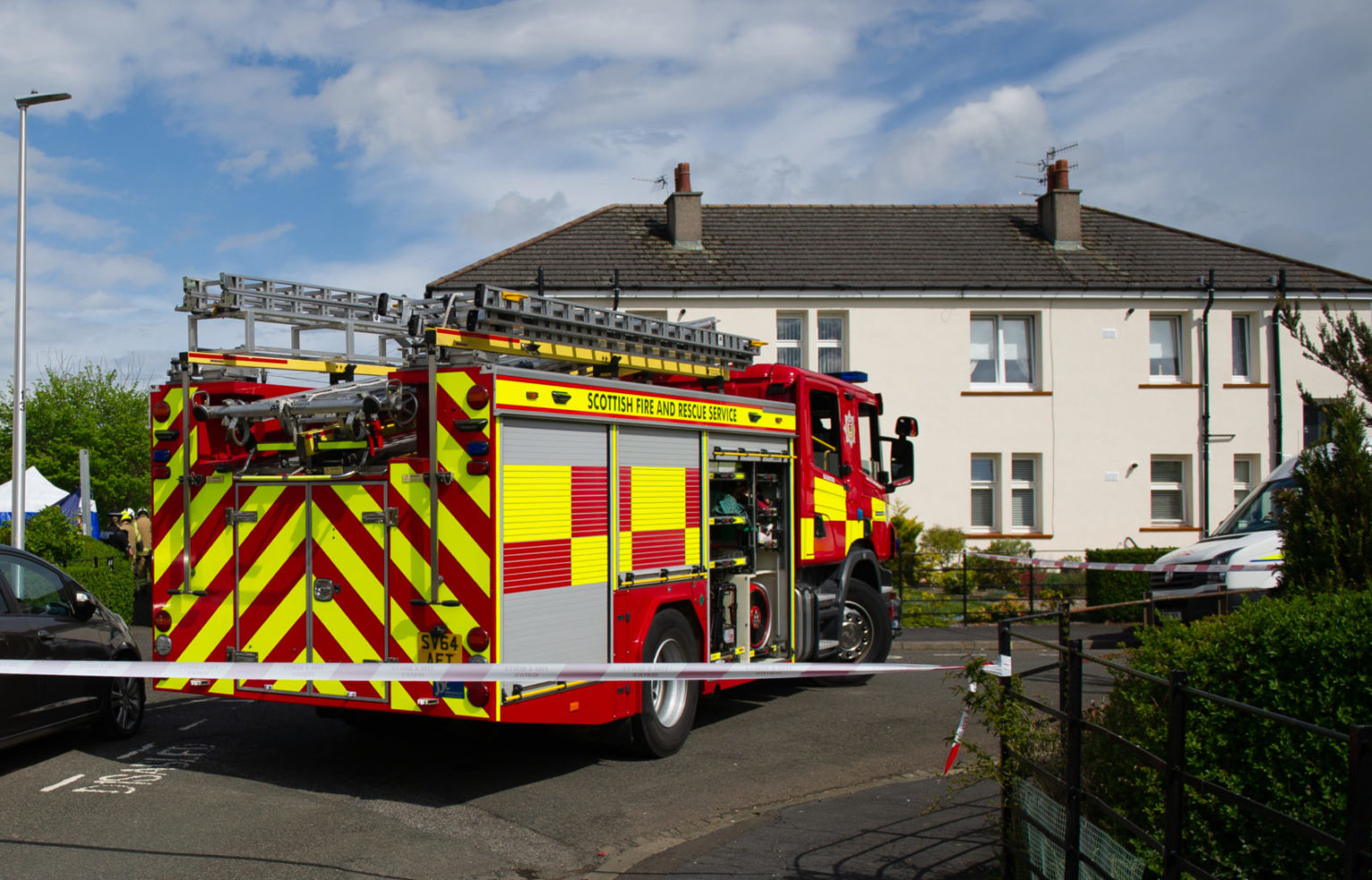 Man, 66, dies after fire in Dundee ground-floor flat
