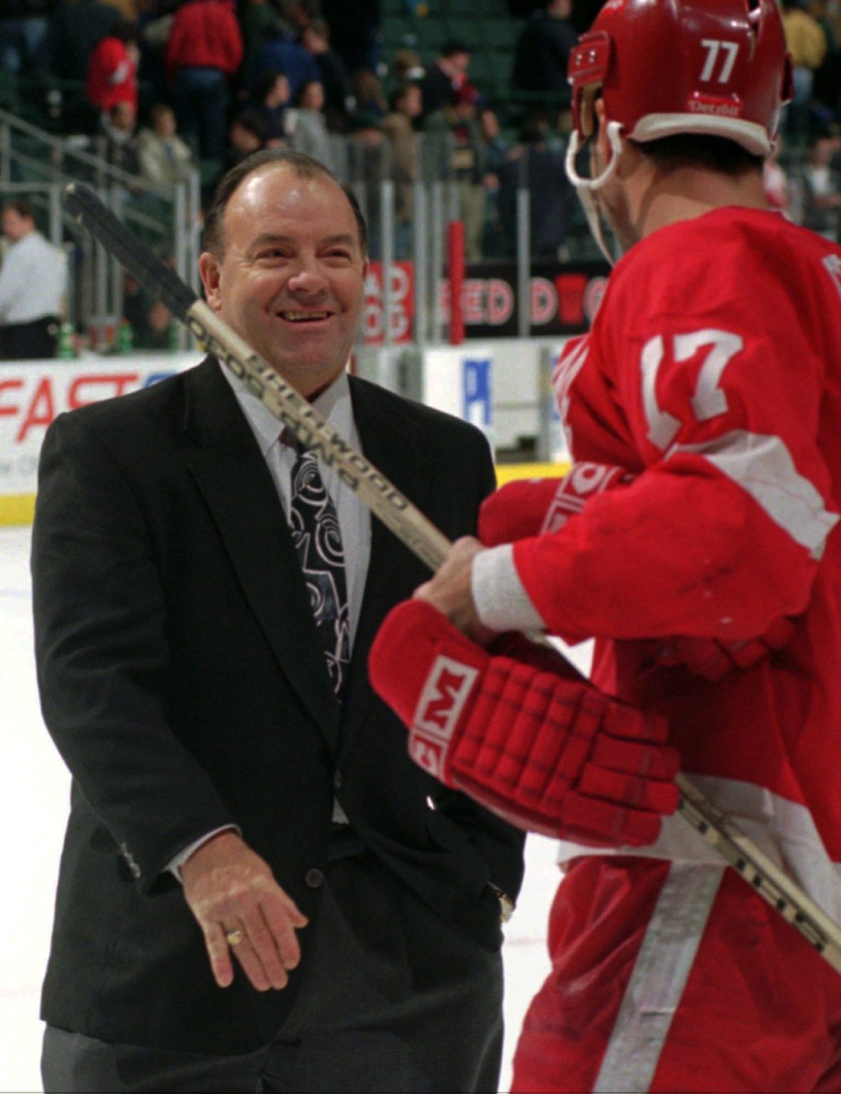 The greatest head coach in ice hockey history is a son of Angus who ...