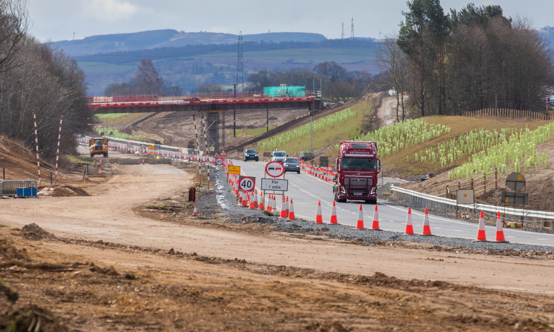 A9 dualling back on track as workers return to flagship carriageway upgrade