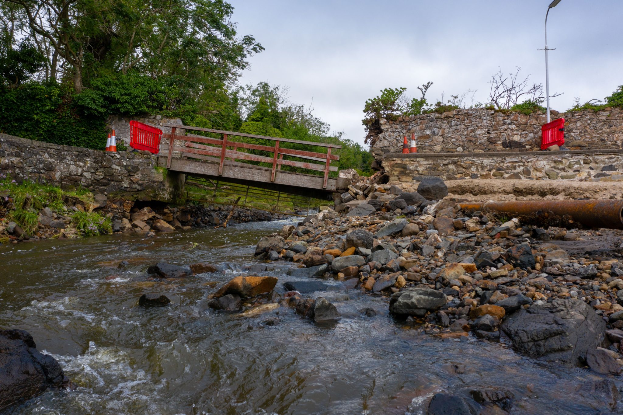 Aberdour no closer to getting new bridge two years after storms