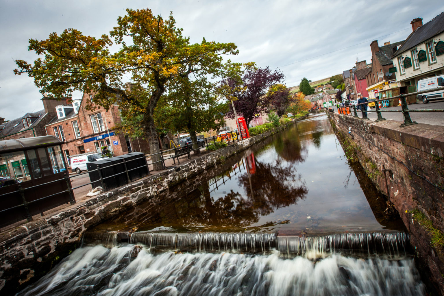 Perthshire town previously hit hard by flooding works to prevent ...