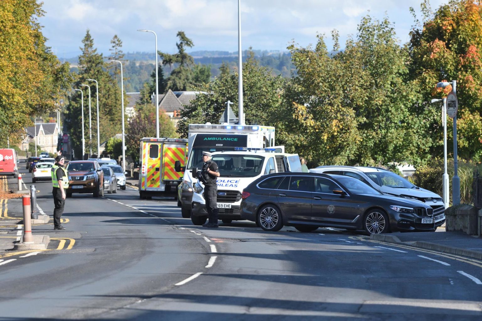 Cars uplifted following three vehicle crash on busy Perth road