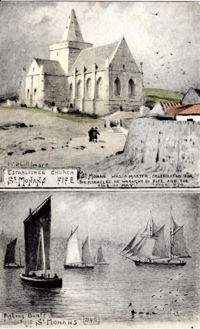 Historic Fife postcards by 19th century artist Reginald Phillimore ...