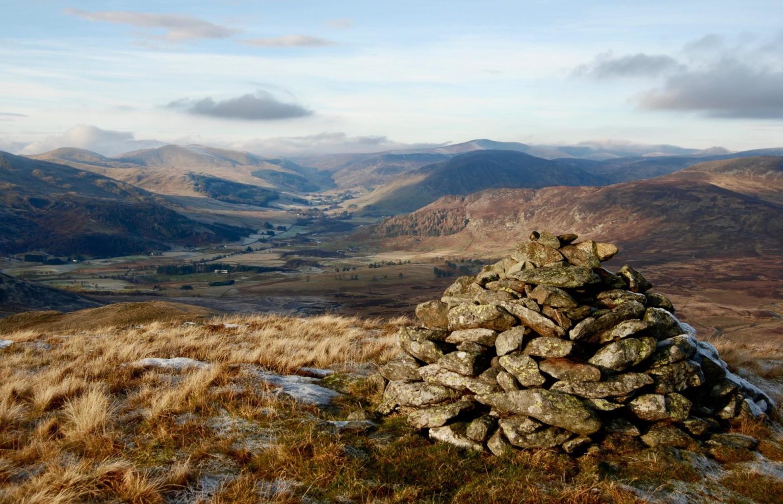 WALK THIS WAY: Duchray Hill sits on the boundary between Angus and ...
