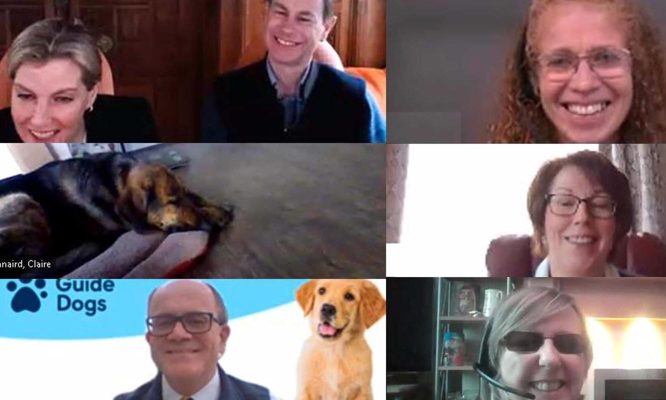 Forfar royalty on virtual visit to hear of Guide Dogs Scotland's ...