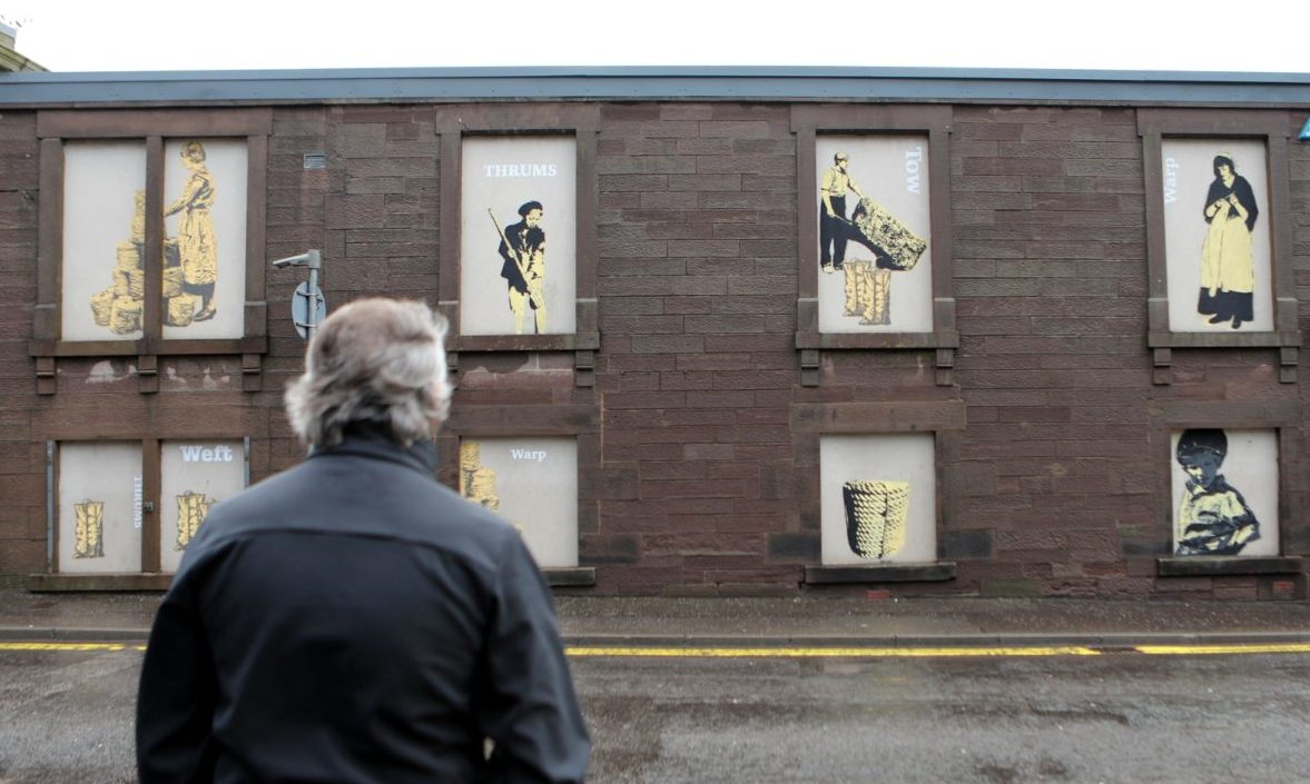 Old Forfar textile factory transformed into street art canvas