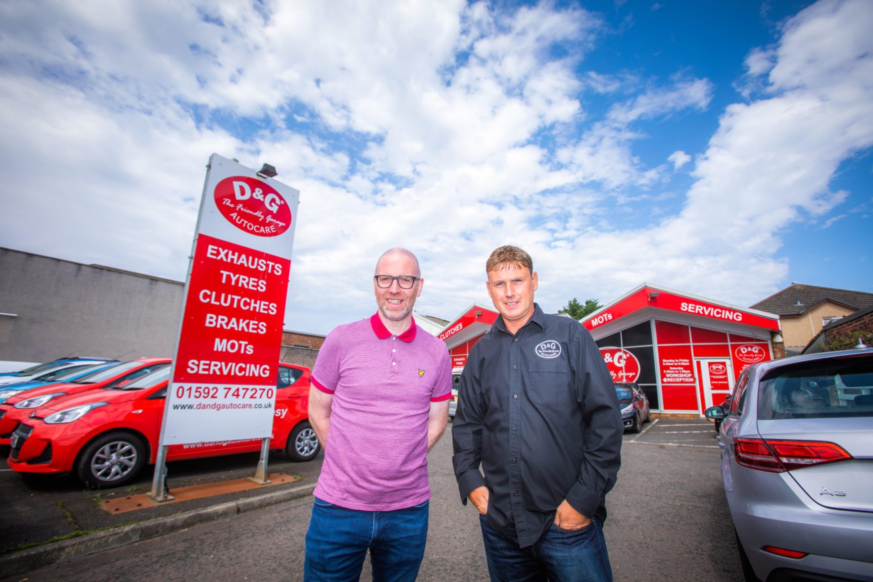 Fife garage chain D&G Autocare celebrates 17th year in business with ...