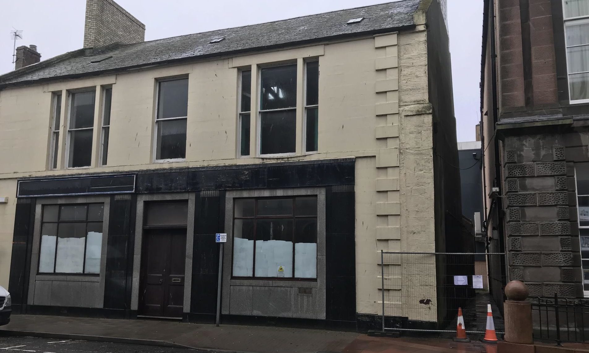 Dangerous bulging building next to Arbroath's Webster Theatre to be ...