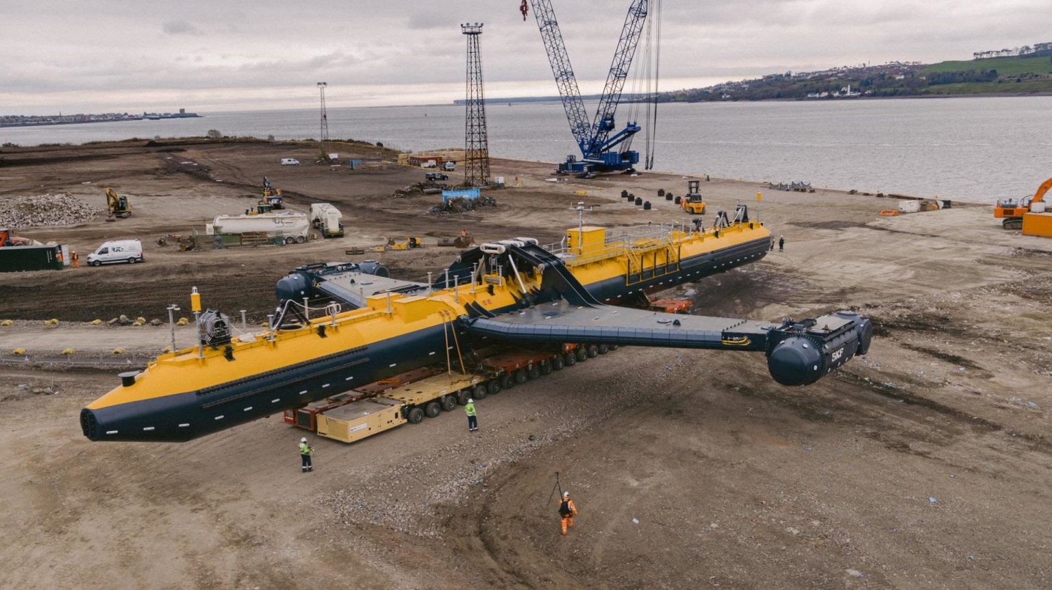 Stunning pictures show launch of first vessel from Dundee in 40 years