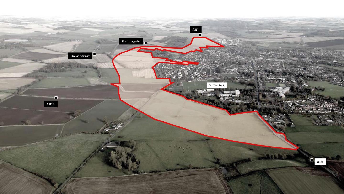 Cupar North: Updated masterplan for multi-million-pound expansion ...