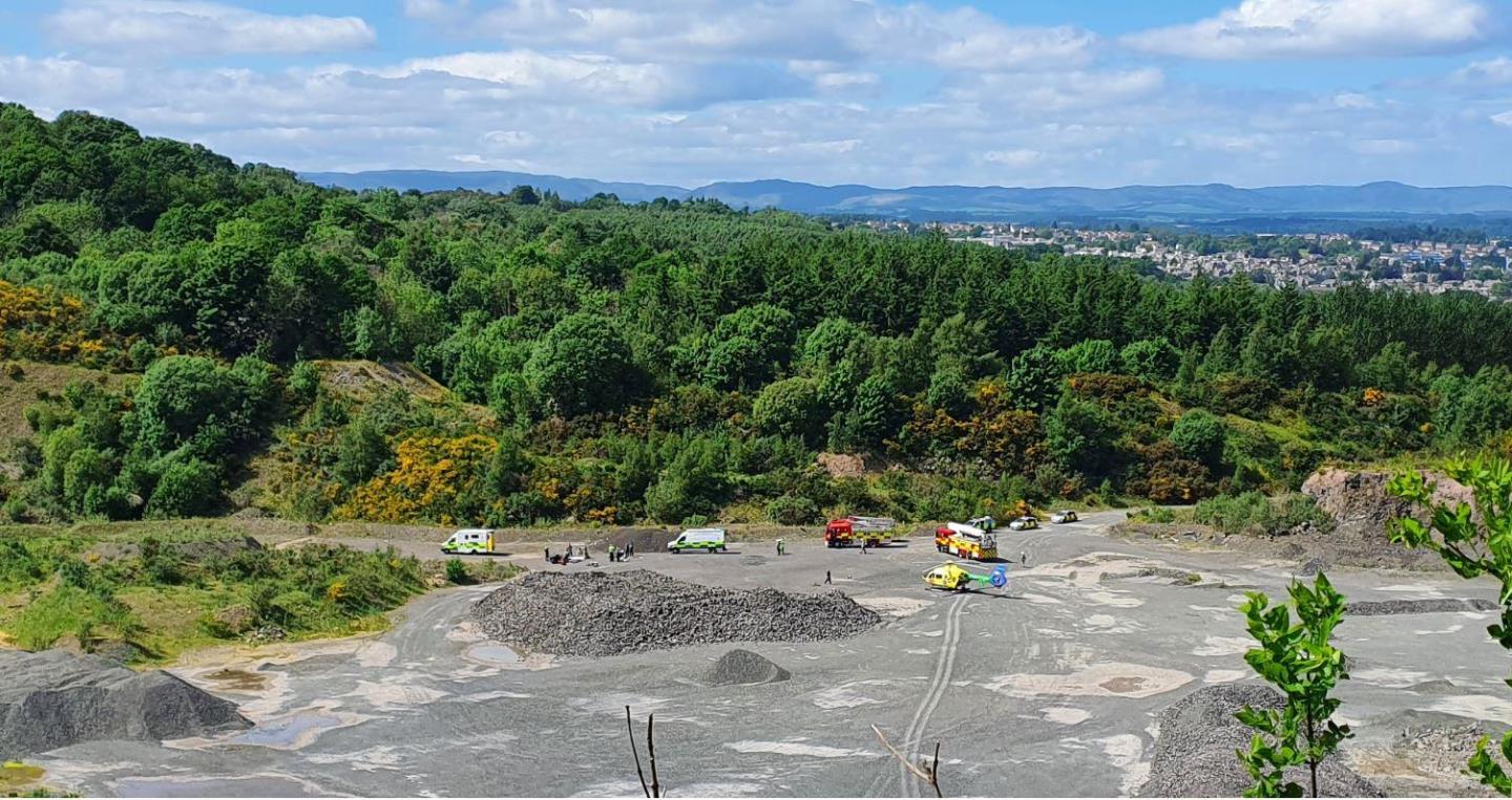 Child severely injured in quad bike 'doughnuts' stunt at Perth quarry