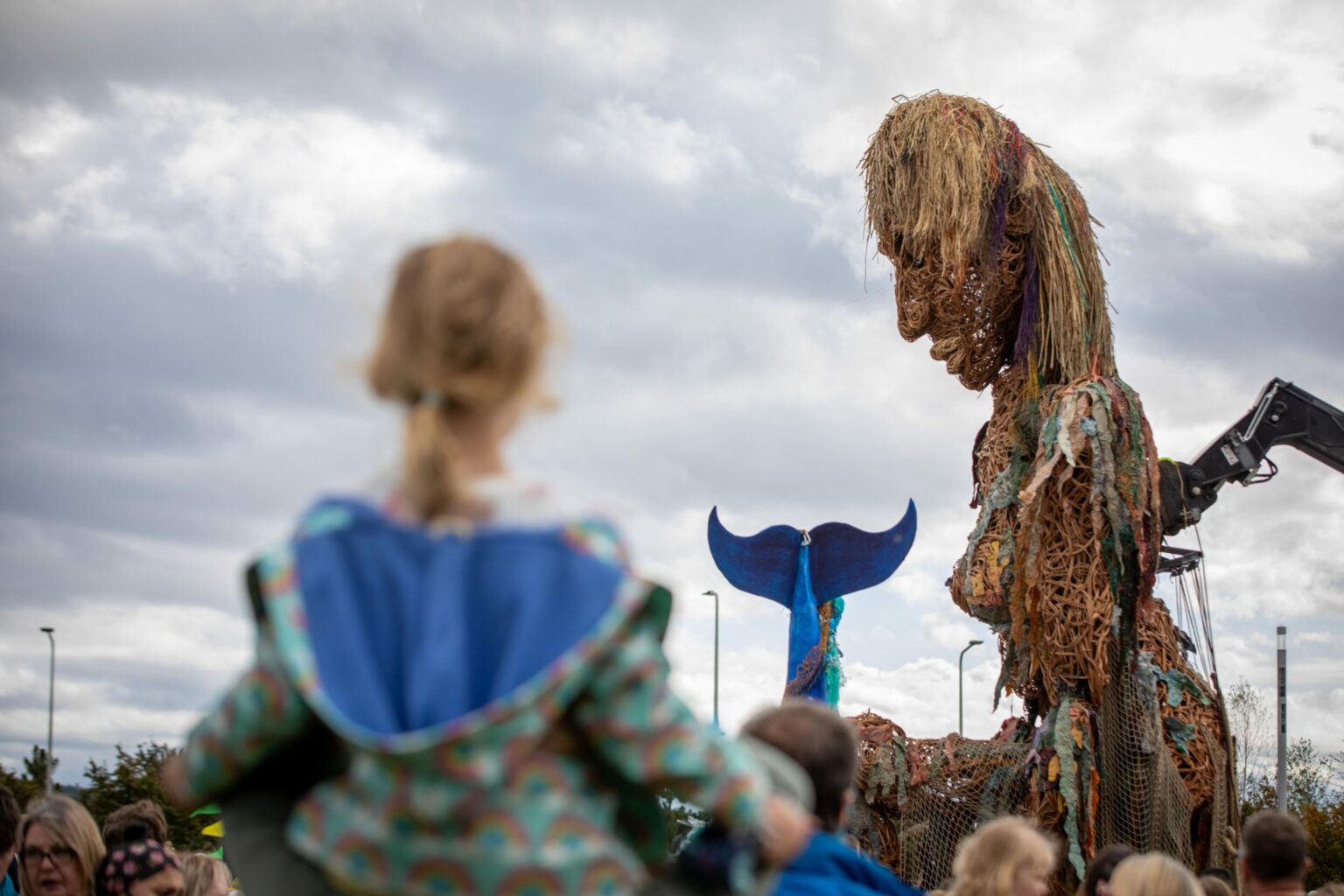 WATCH: Storm, Scotland's largest puppet, has visited Dundee