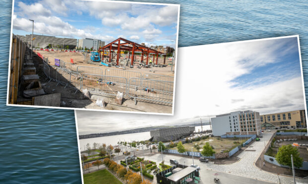 Aerial images show a year of progress at Dundee Waterfront - The Courier
