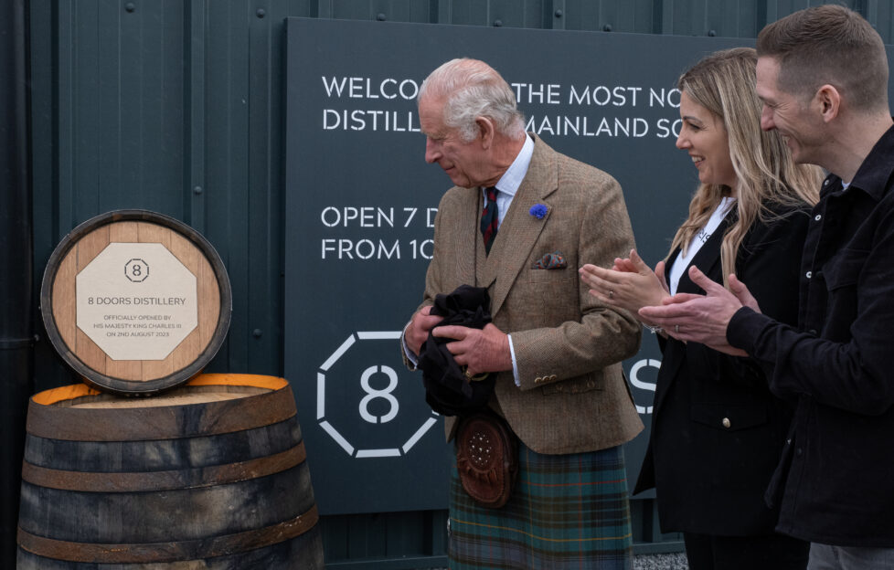 Scotland’s most northerly mainland distillery opened by The King ...