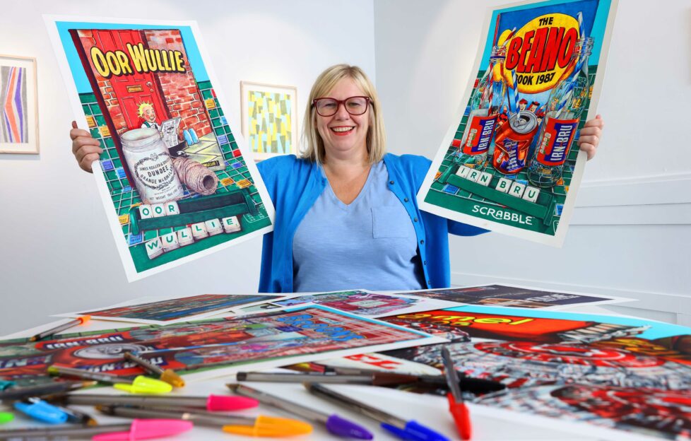 Incredible artwork of iconic Scottish brands created using biro pens ...