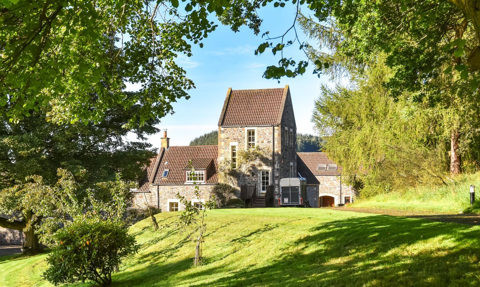 Inside stunning Fife country home with tower and equestrian facilities ...