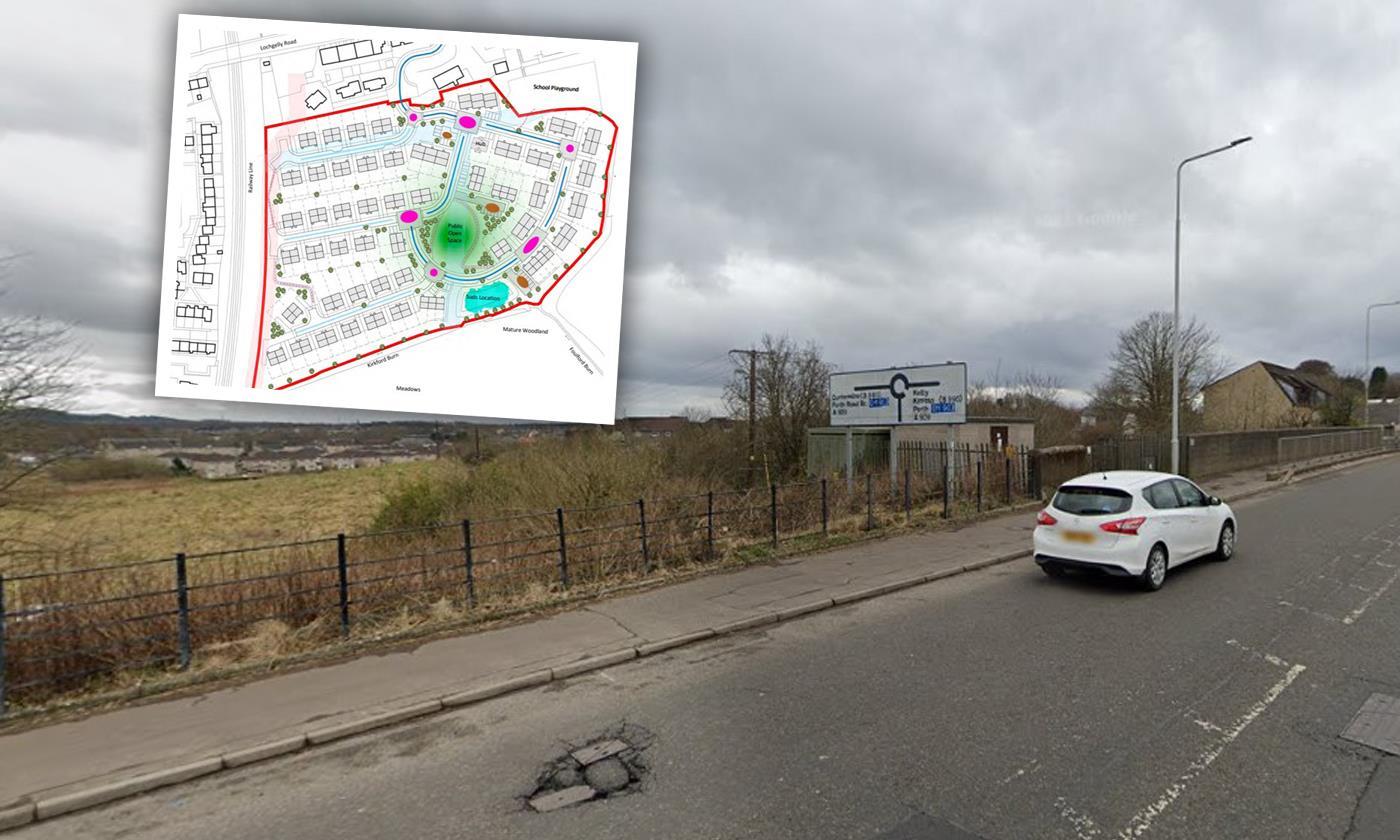 First look at affordable homes plans next to Cowdenbeath Golf Club