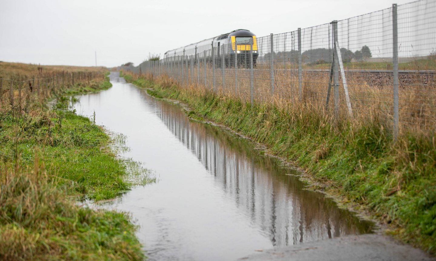 Work to fix flooding on cycle path at Elliot Links, Arbroath, begins